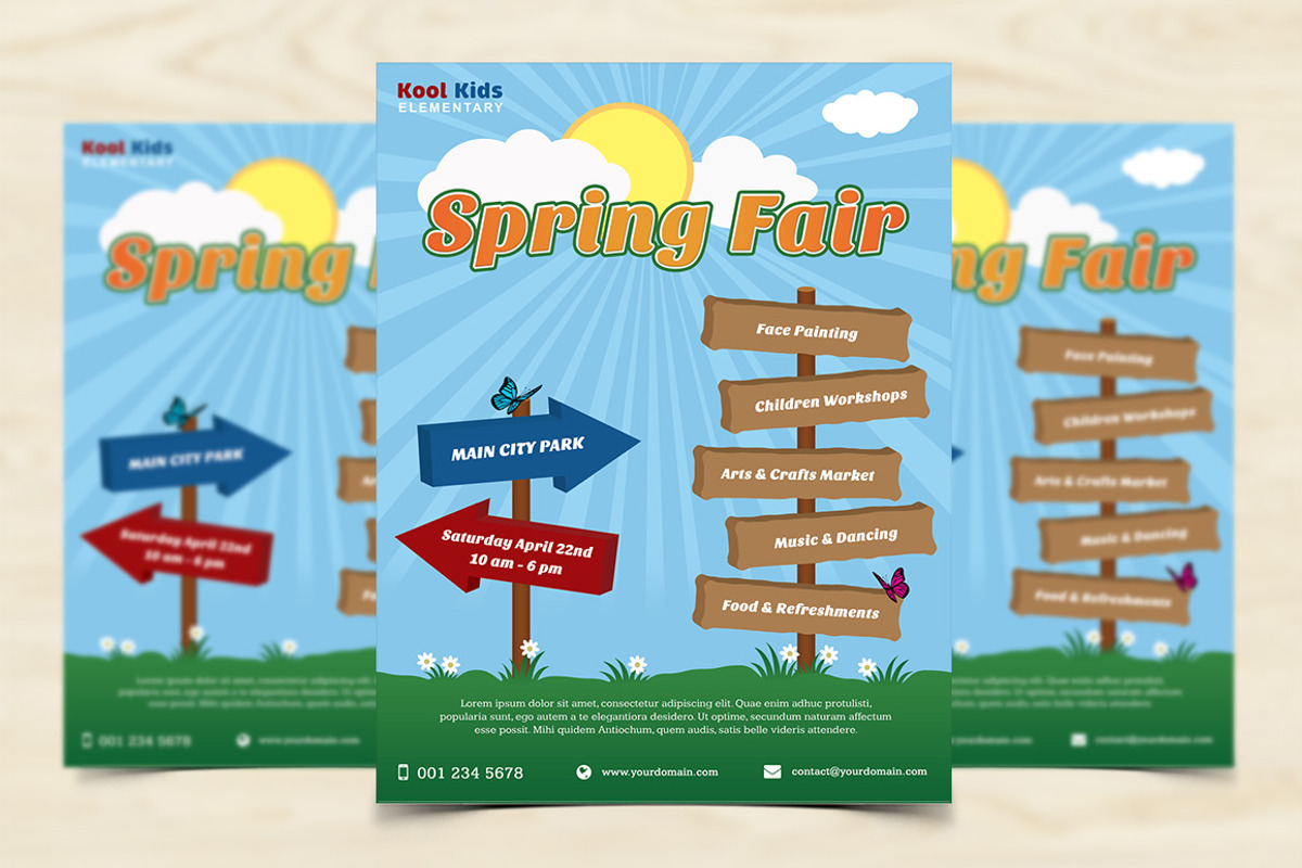 Spring Fair Flyer, a Flyer Template by grati