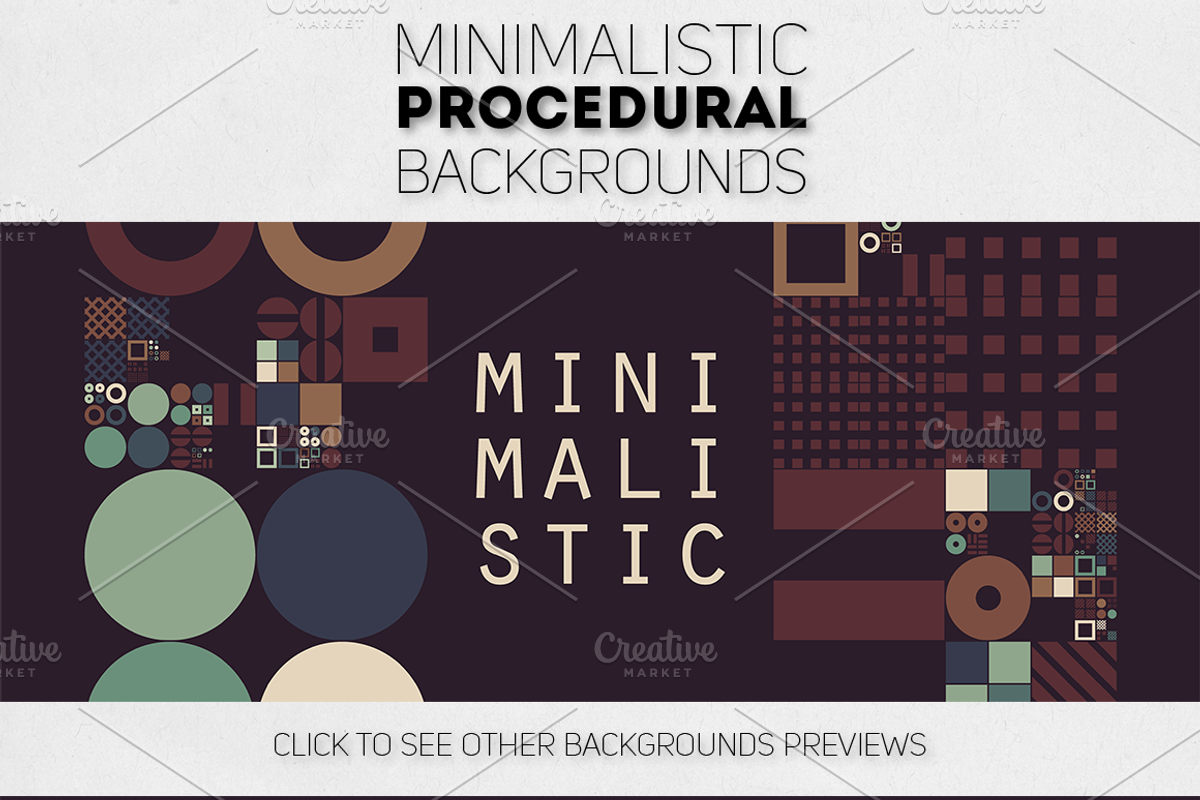 Procedural Art Backgrounds, an Object Graphic by GarryKillian