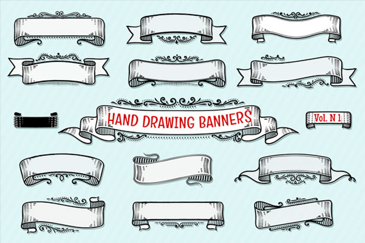*SET* Banner&Design elements, a Decorative Illustration by ARSCOR