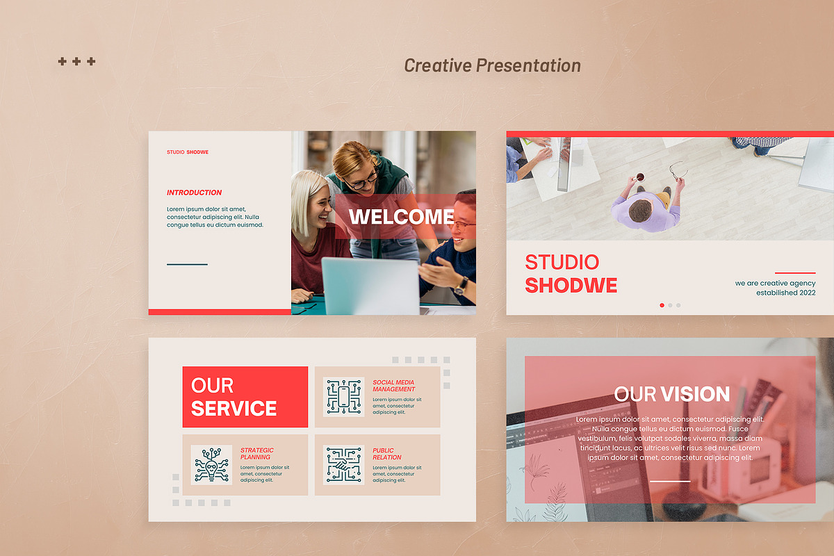 Canva Creative Presentation Template
