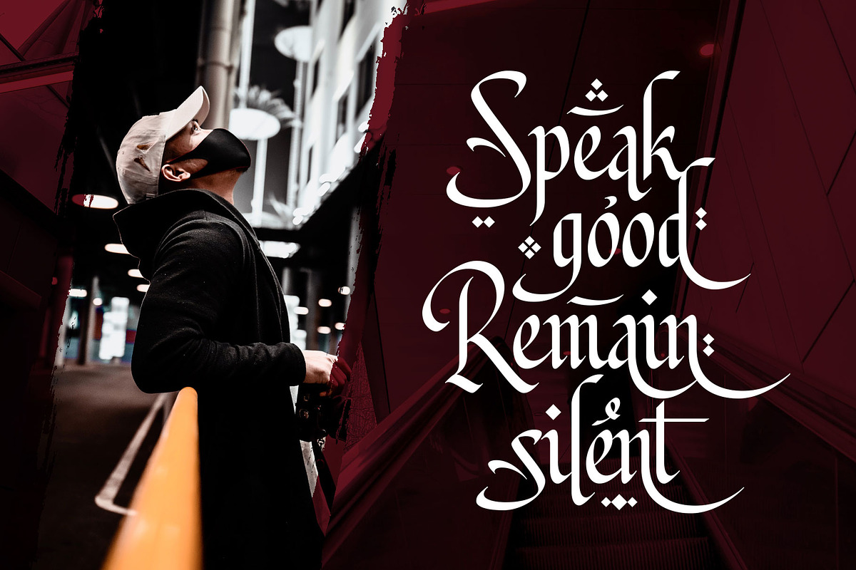 Mustopha - Arabic Style, a Script Font by Arterfak Project