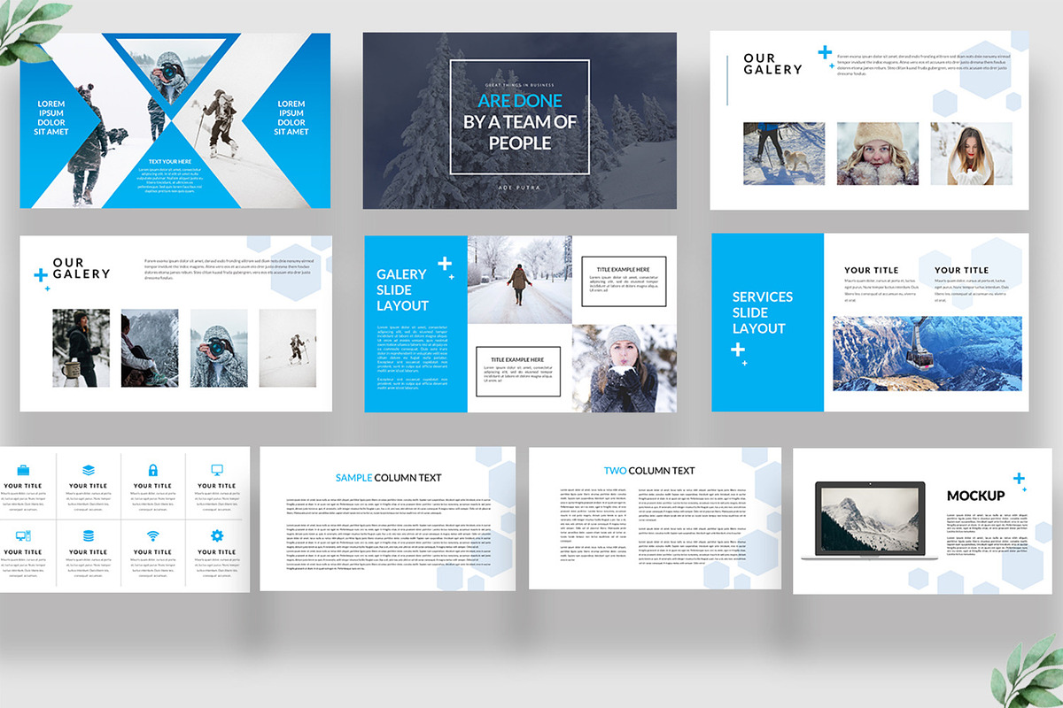 Winter Google Slides Template, a Presentation Template by Infinity ...