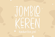JOMBLO KEREN - Handwritten Font, a Script Font by NTC Graphic