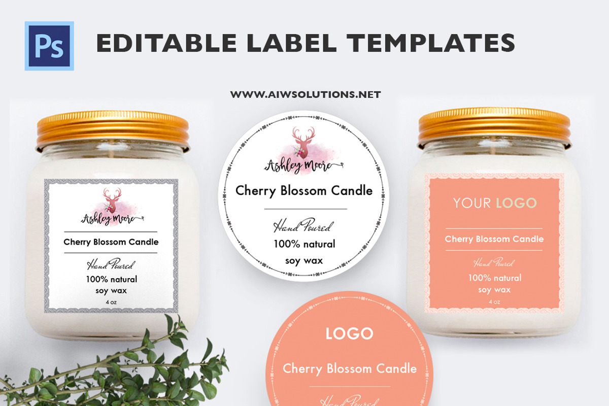 candle Label Template, a Brochure Template by AIW SOLUTIONS