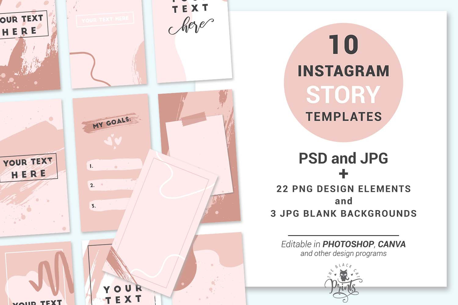 Boho Instagram Story Templates, a Social Media Template by ...