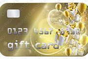 Gold Gift Card | Graphic Objects ~ Creative Market