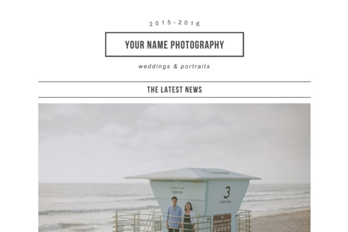 Magazine Style Newsletter, an Email Template by roselindoco