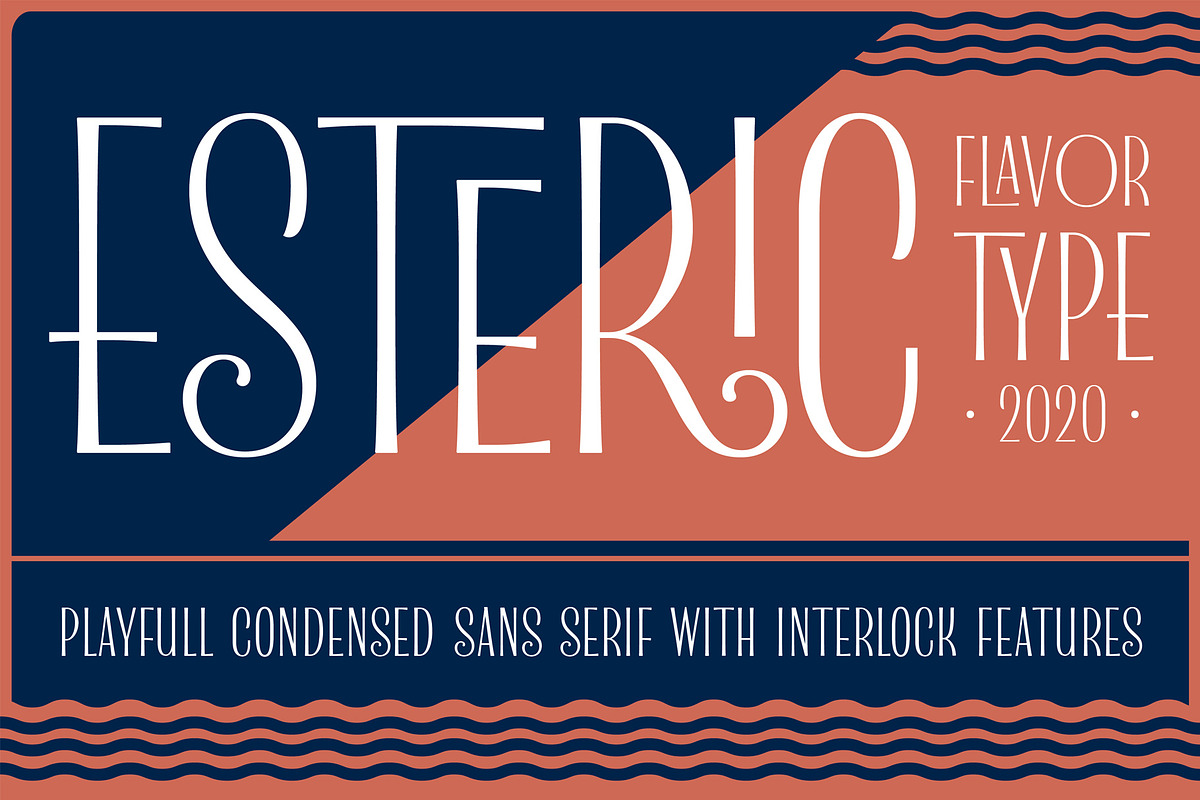 Esteric Playful Sans Serif, a Sans Serif Font by Flavortype