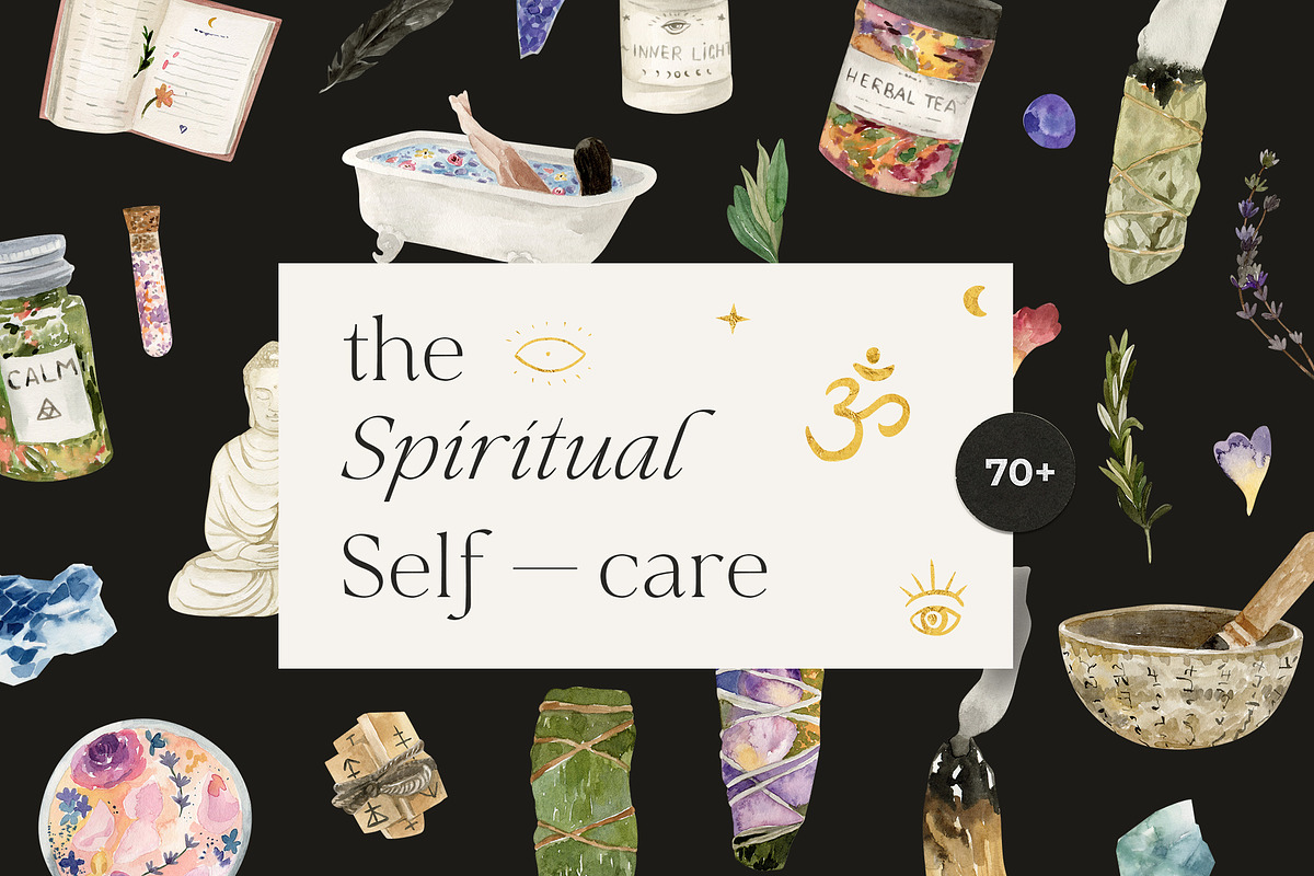 The Spiritual Self-Care clipart