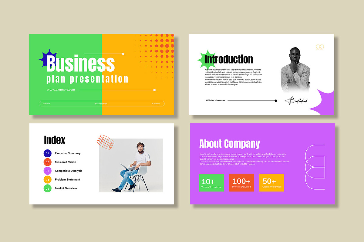 Business Plan Presentation Template