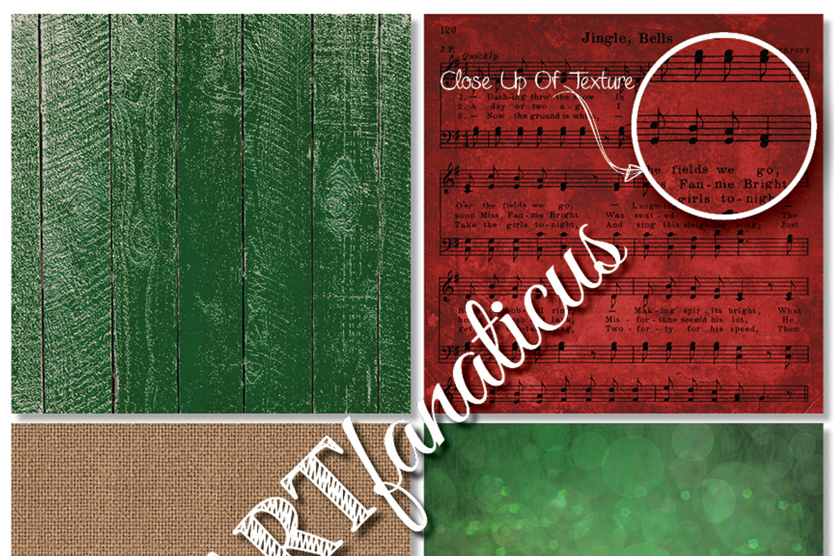 CHRISTMAS TEXTURES, a Texture Graphic by Artfanaticus