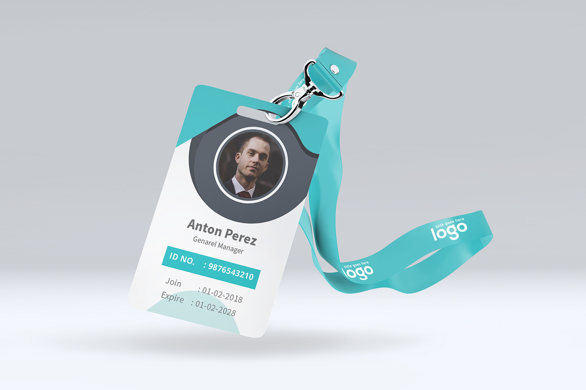 Abstract Circle Id Card Design, a Stationery Template by ZAAS