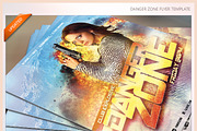 Danger Zone Flyer, a Flyer Template by Crusader12