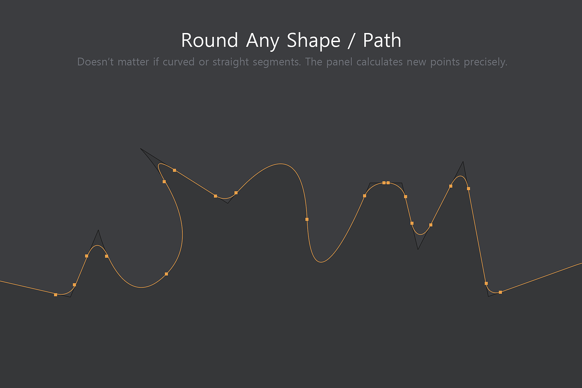Shape Rounder - Path Editing Kit, a Plug-in Add-On by h3design