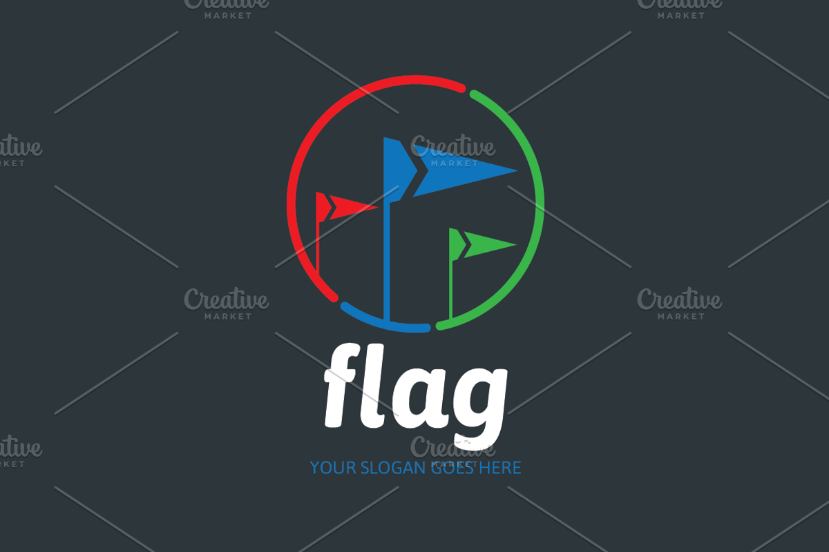 Flag Logo, a Branding & Logo Template by MLJ studios