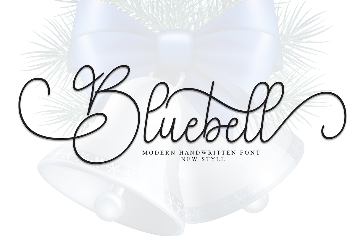 Bluebell | Script Font, a Handwritten Font by Scratchones