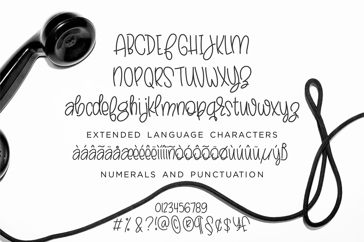 Perfunktorily handlettered font, a Sans Serif Font by INKMETHIS ...