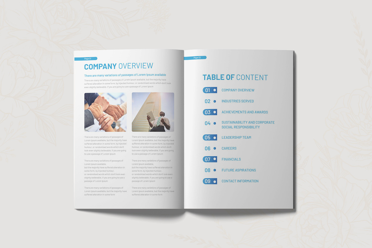 editable Brochure template layout, a Brochure Template by Kazi Hossain