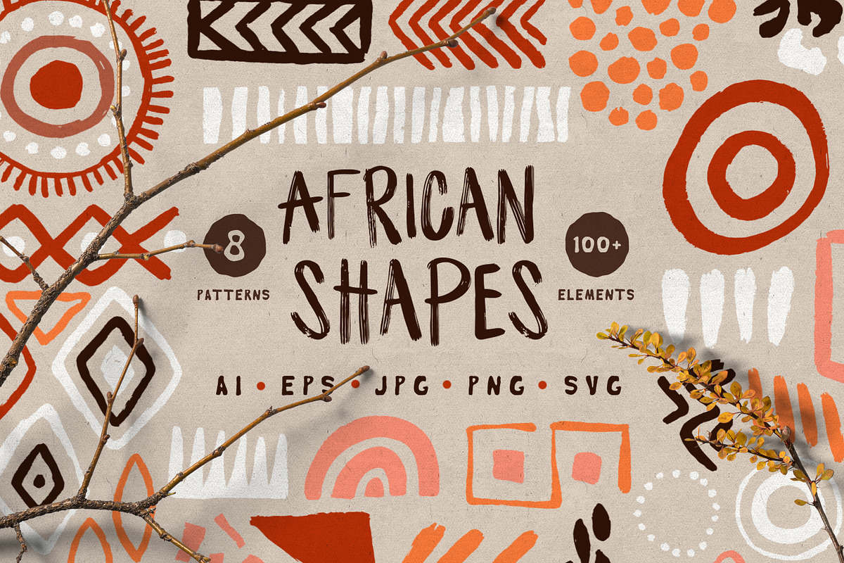 African Shapes: Graphics + Patterns