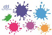 Paint Splatter Clipart