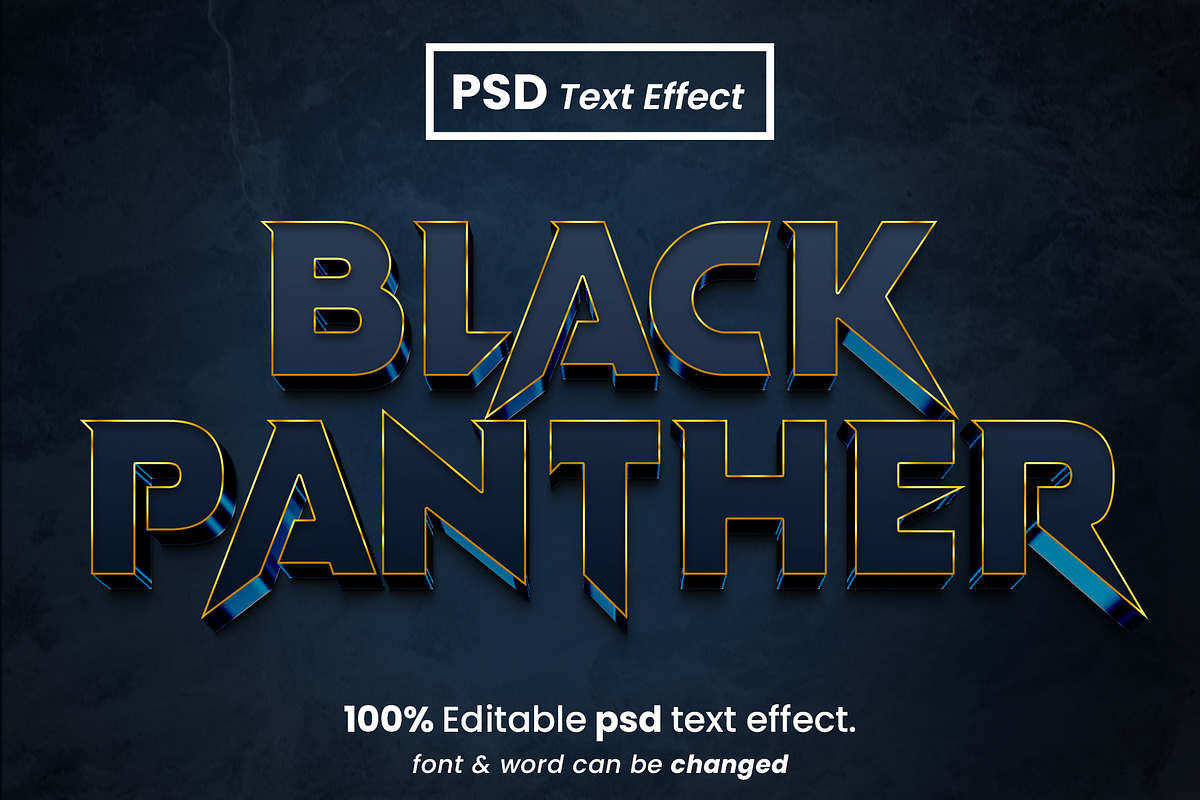 Cinema Movie 3D Text Effect