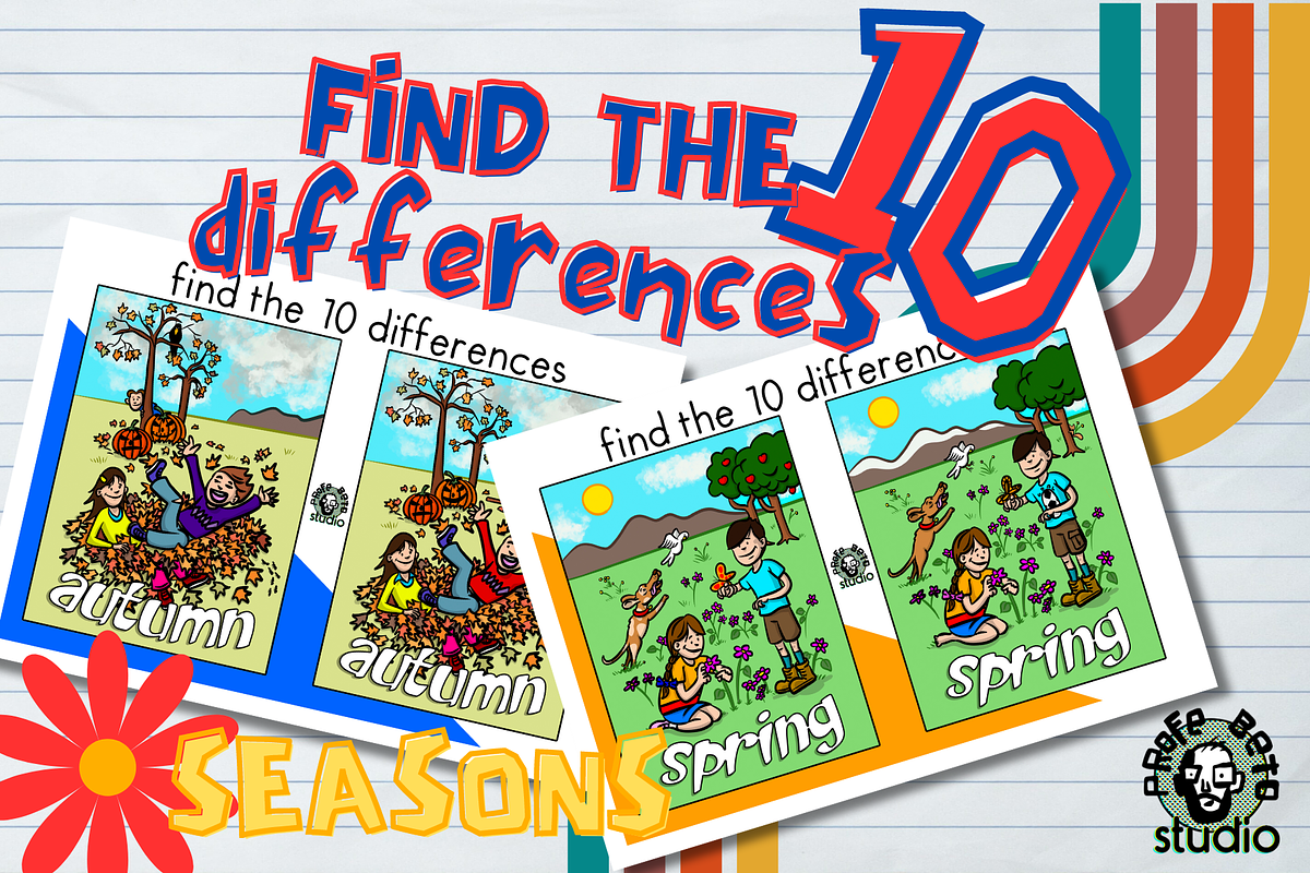Seasonal Spot the Difference Game