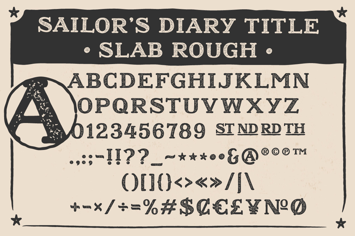 Wicked Tattoo Font Bundle, a Slab Serif Font by BAD TASTE