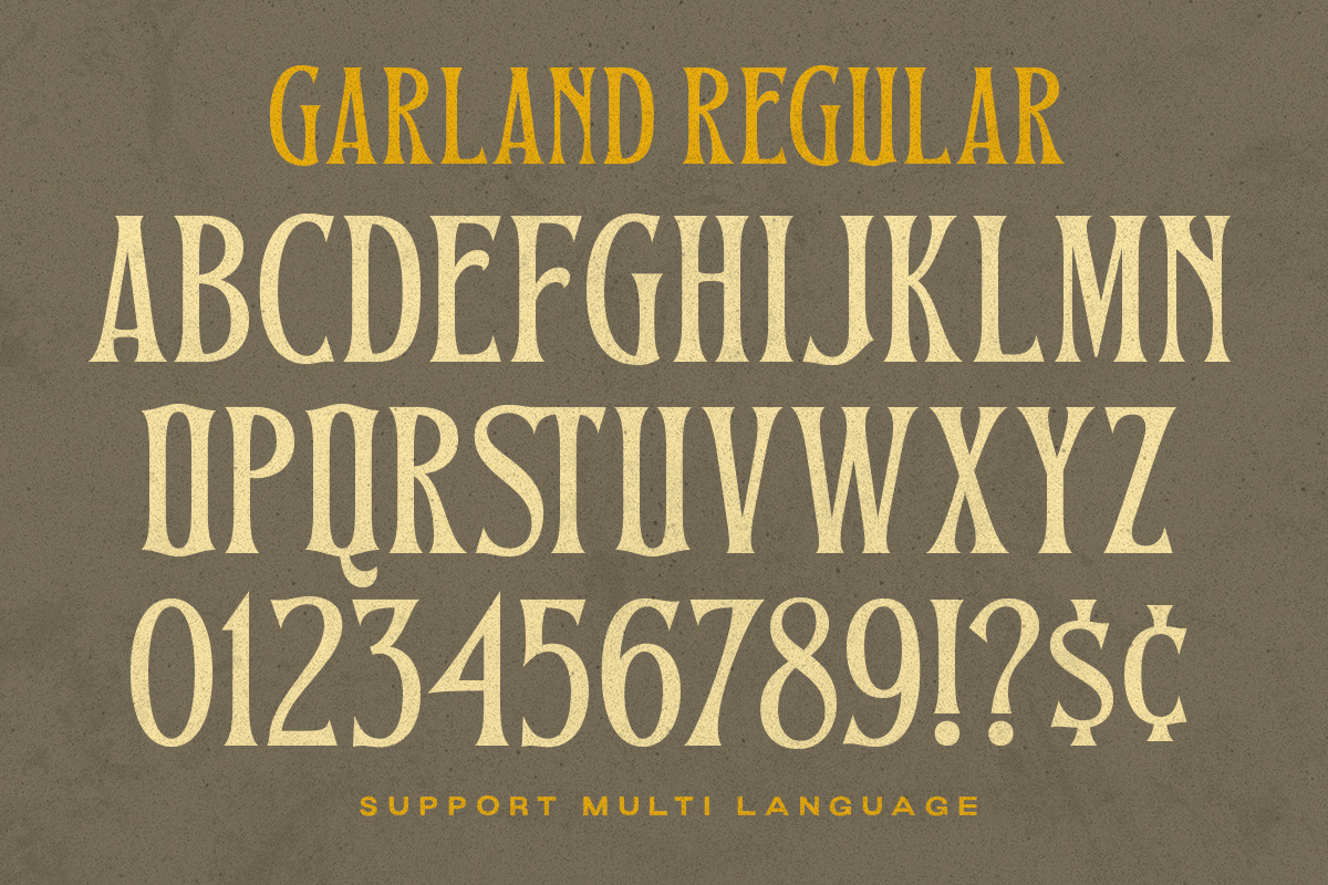 Garland - Script & Display Font Duo, a Script Font by Letterhend Studio ...