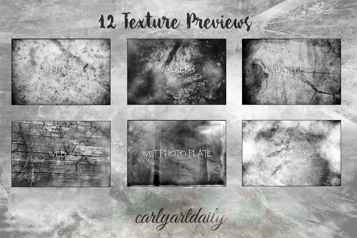Distressed Textures, a Texture Graphic by CarlyArtDaily