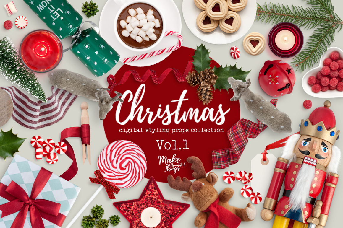 Christmas Scene Creator V.1, a Books & Magazine Mockup by Make ...