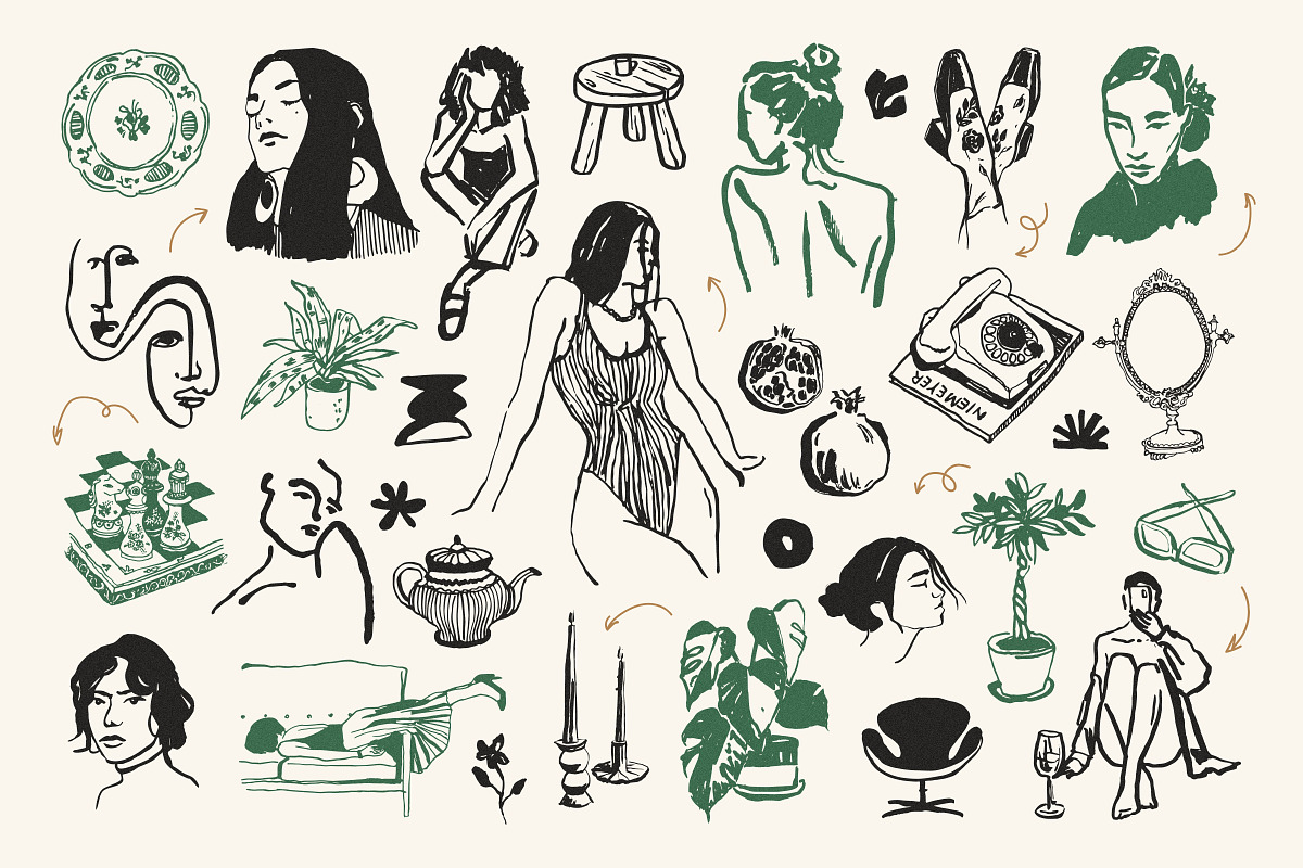 Modern Art Illustrations