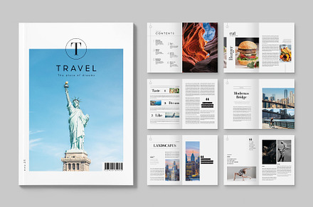 A5 Magazine Template | Magazine Templates ~ Creative Market