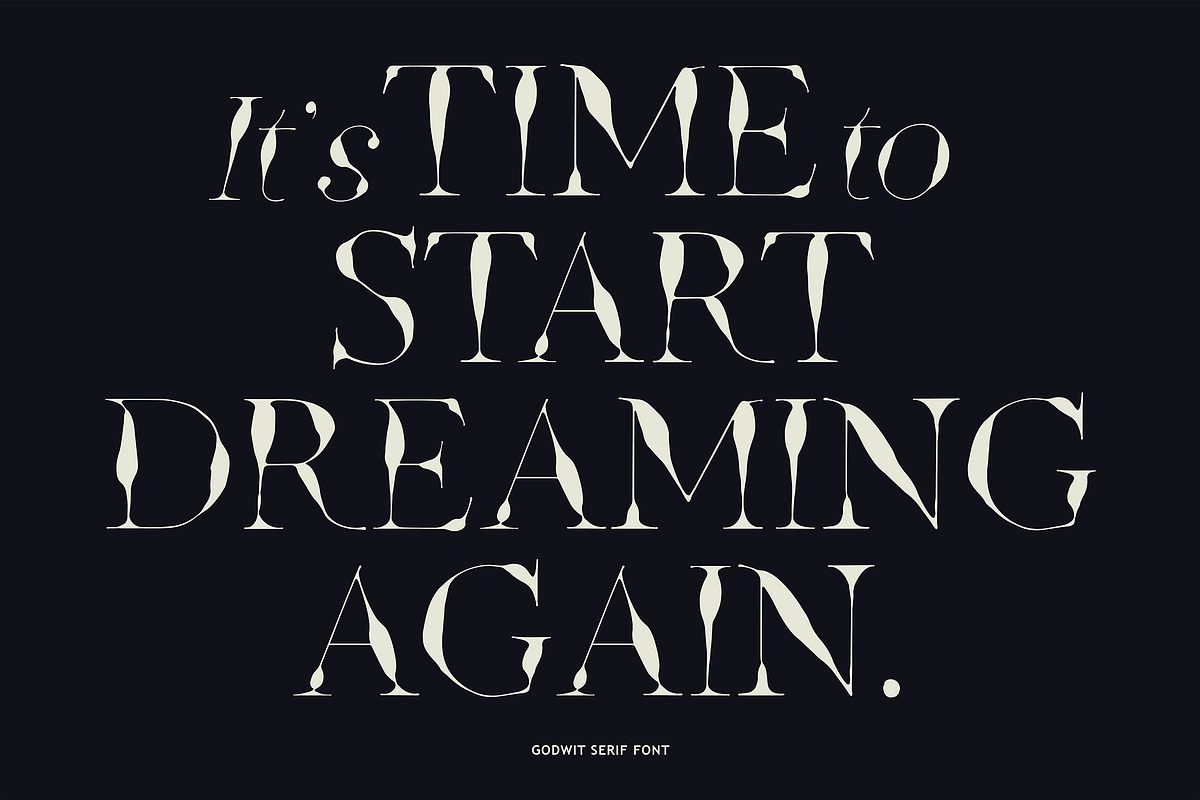 Ink Style Godwit Serif Font Family