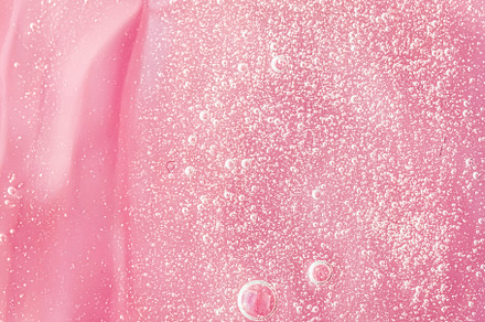 Abstract pink liquid background, paint splash, swirl pattern and, an ...
