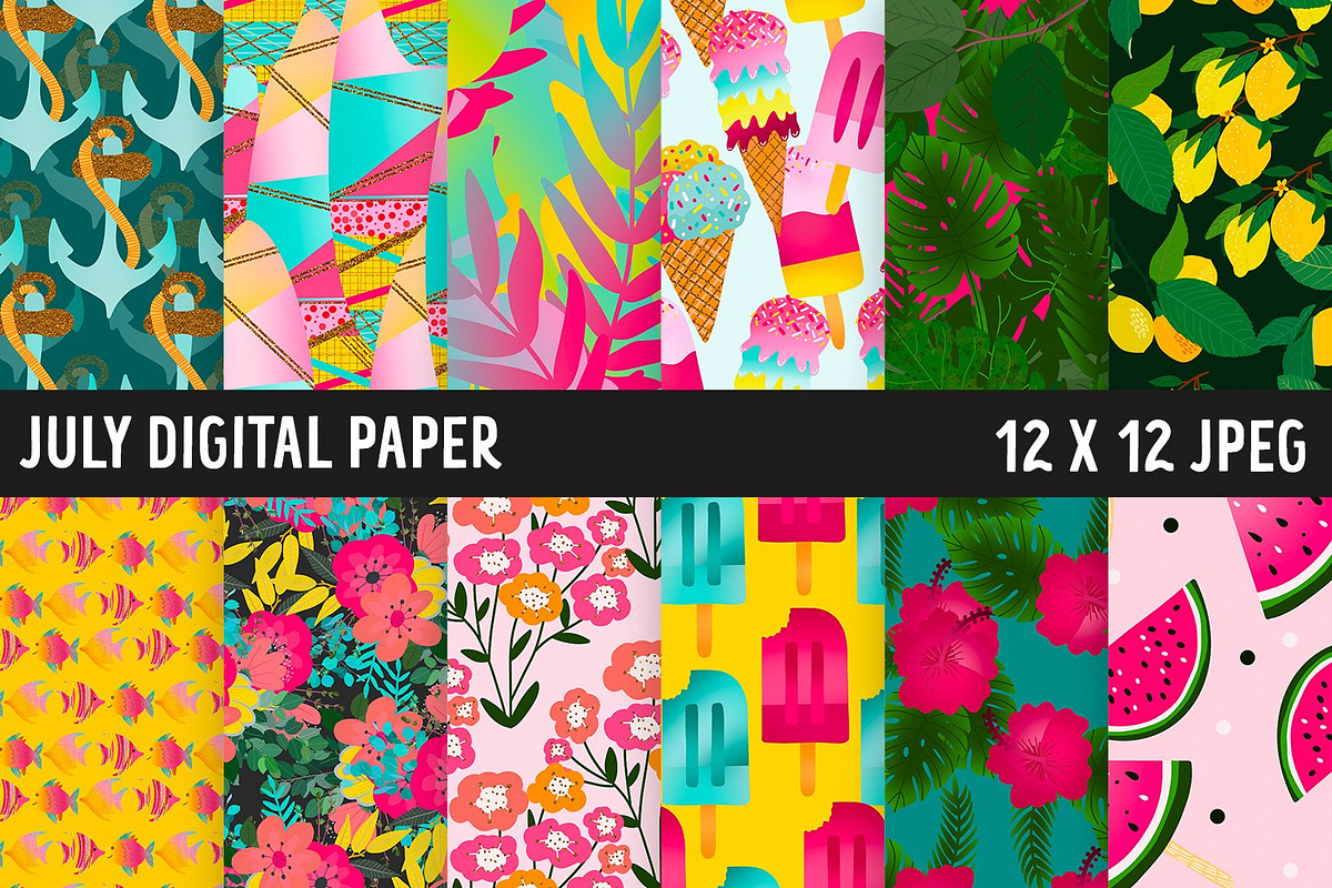 July Design Collection | Summer, an Object Graphic by illuztrate