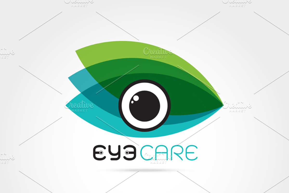 illustration of abstract human eye, a Branding & Logo Template by essense