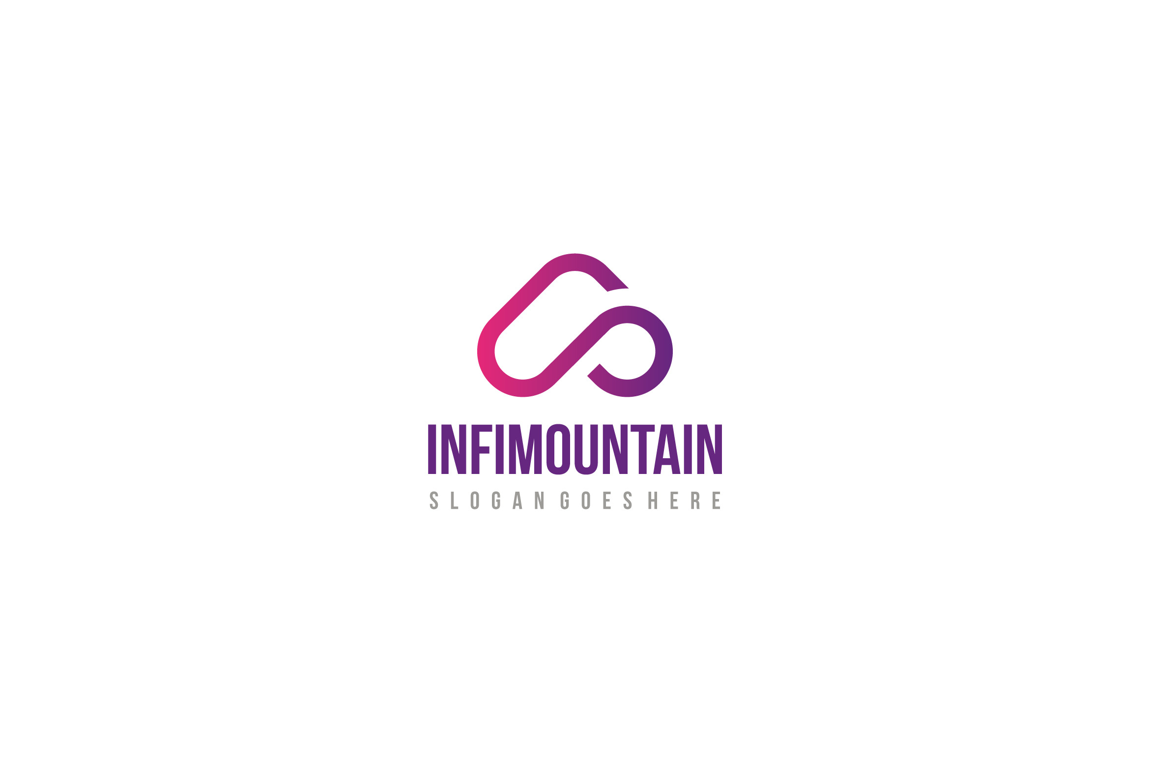 Infinity Mountain-A Logo, a Branding & Logo Template by 3ab2ou