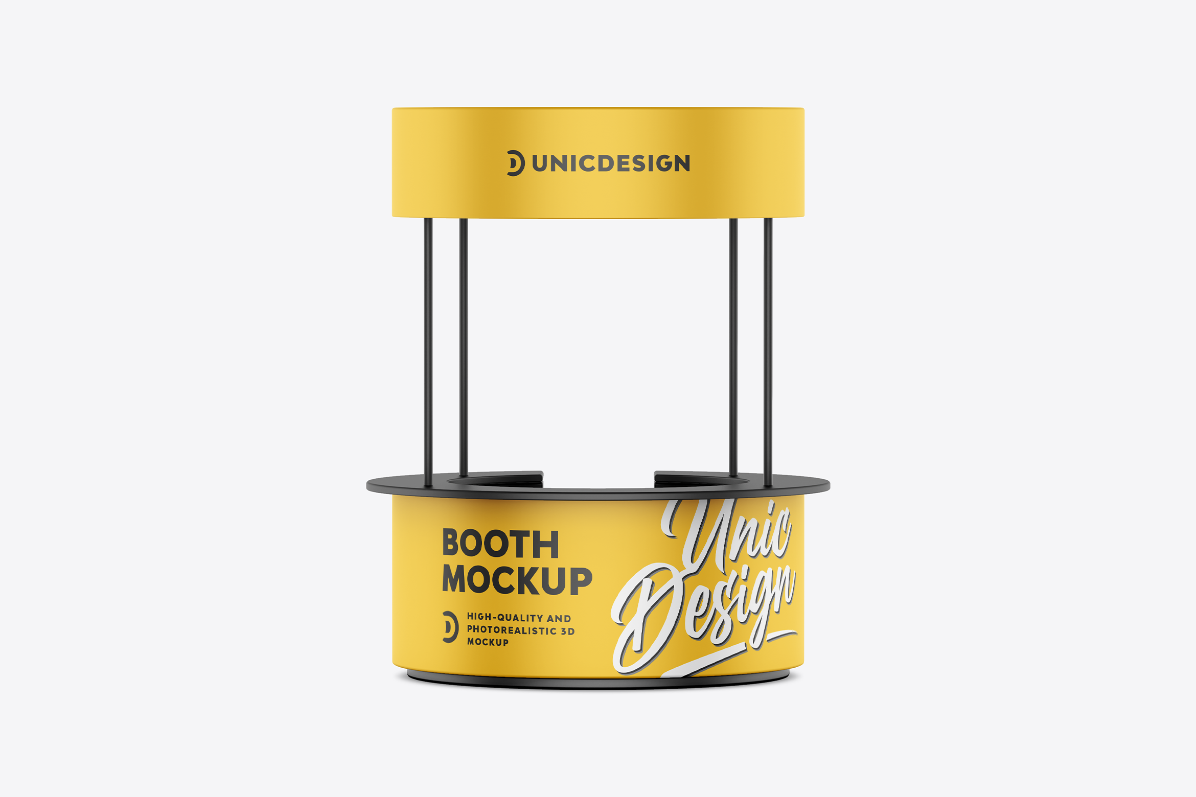 Booth Mockup, an Advertising Mockup by UnicDesign
