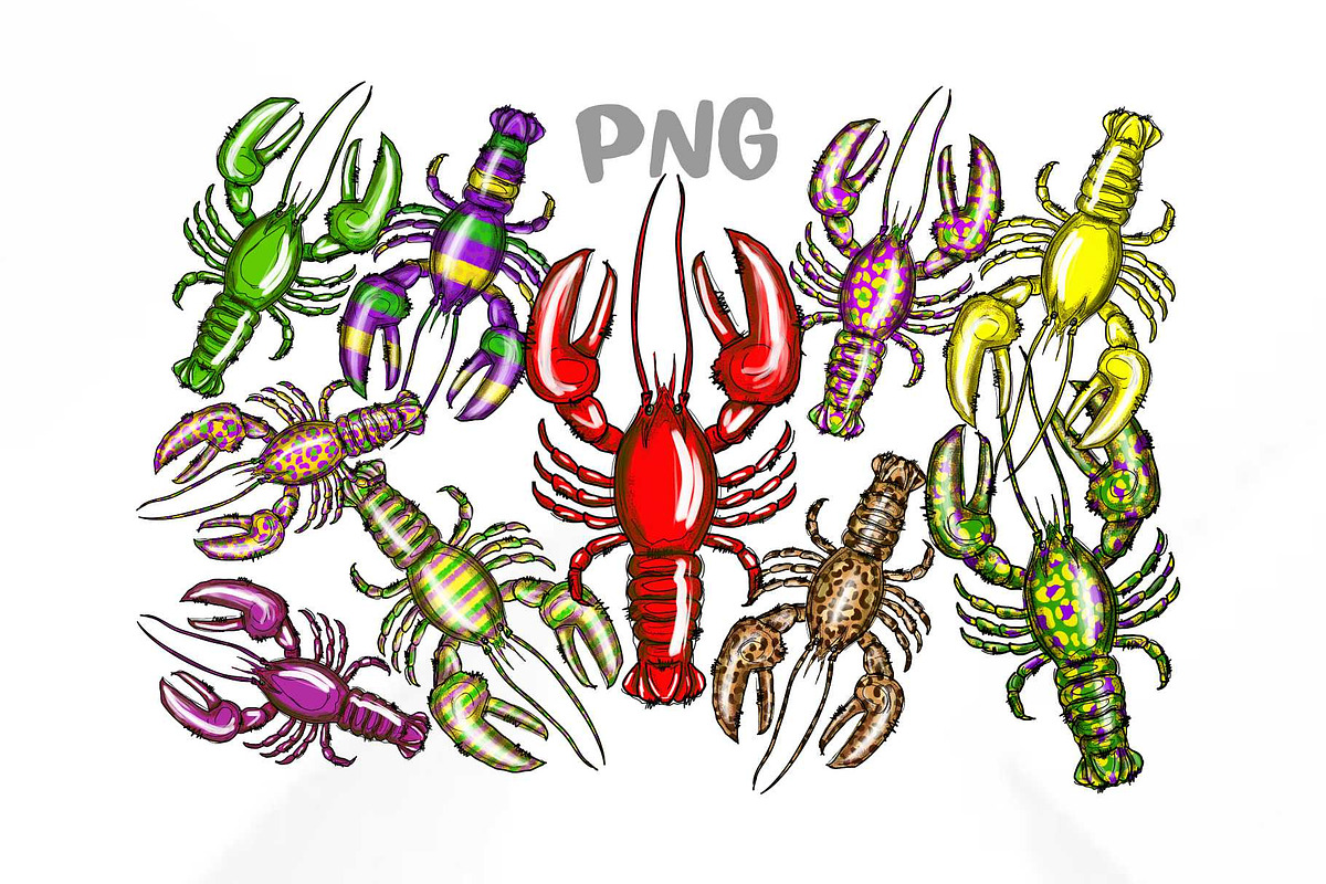 Crawfish Digital File, PNG, a Graphic by PinkBunnyPng
