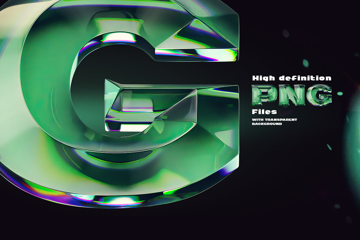 Green Eyes - Bitmap Color Font, a Symbol Font by Gleb Guralnyk