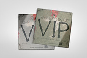 Halloween VIP PASS square card, a Card Template by Tzochko