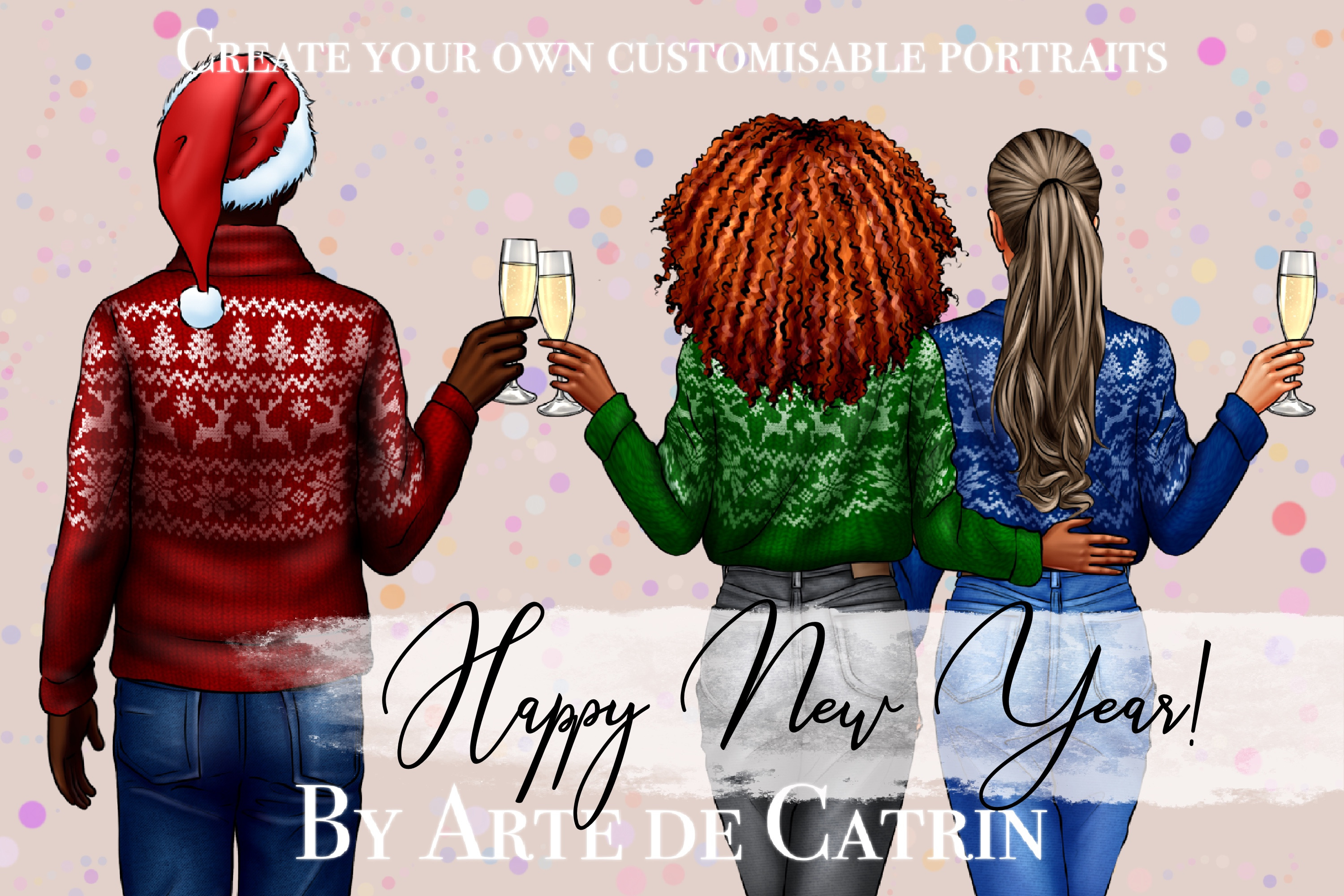 New Year Clipart, Christmas, Holidays