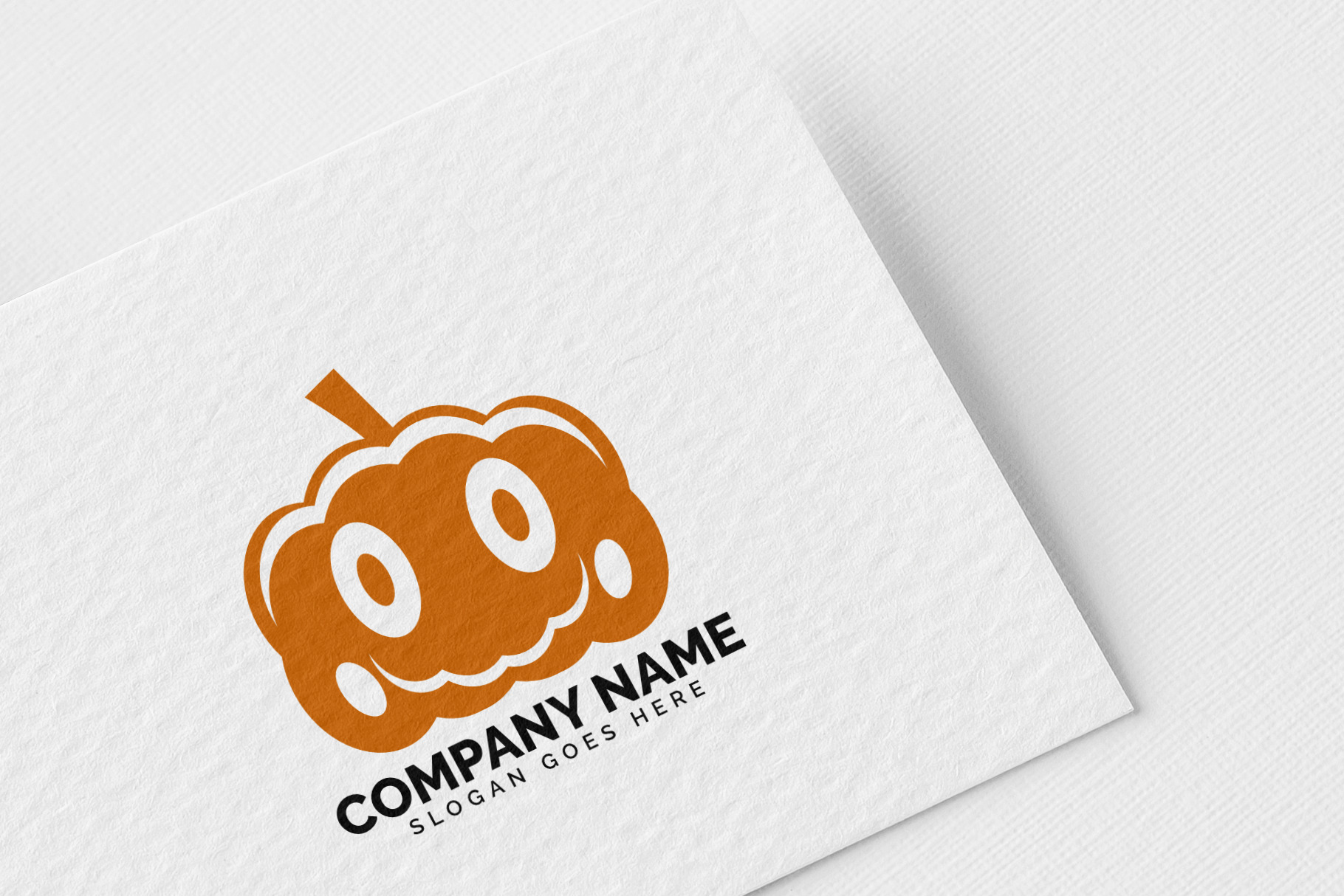 pumpkin mascot logo template, a Branding & Logo Template by meisuseno