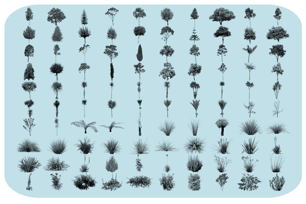100 Tree and Plant Brushes, a Brush Add-On by envirographic