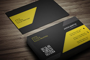 Creative Yellow Business Card, a Business Card Template by bouncy