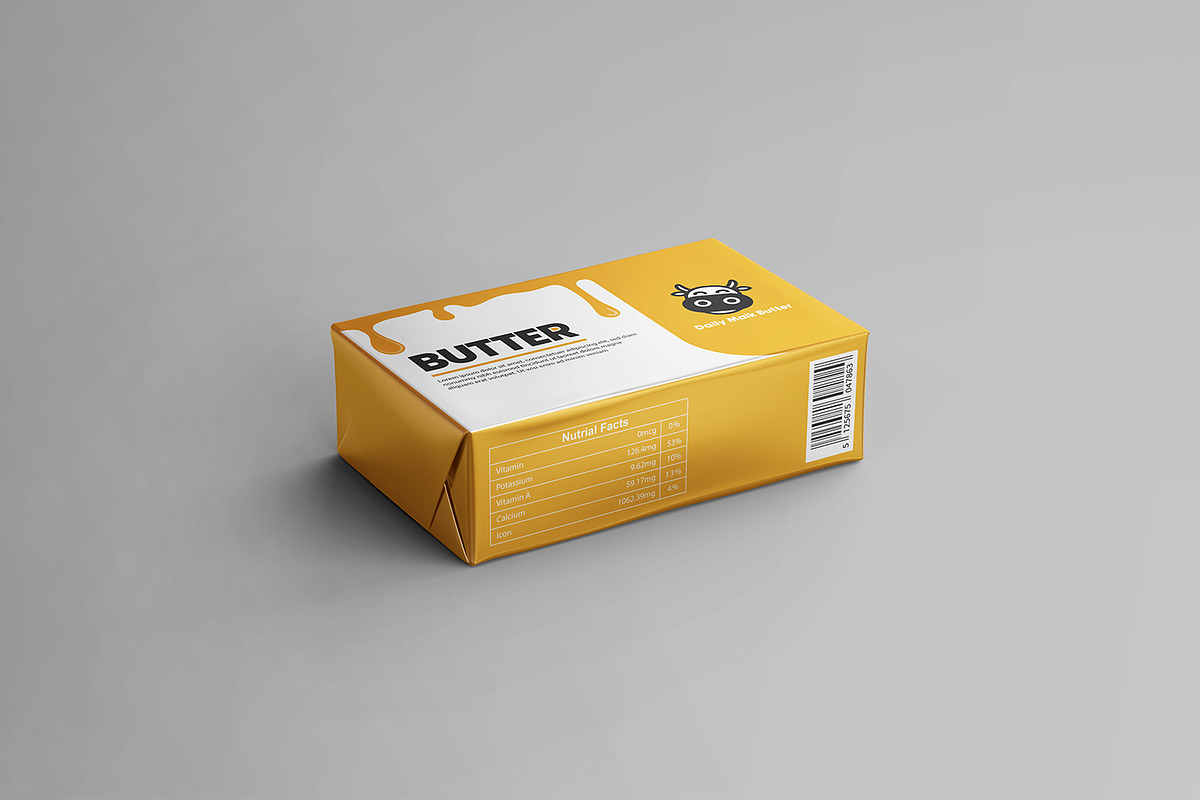 Country Foil Butter Mockup