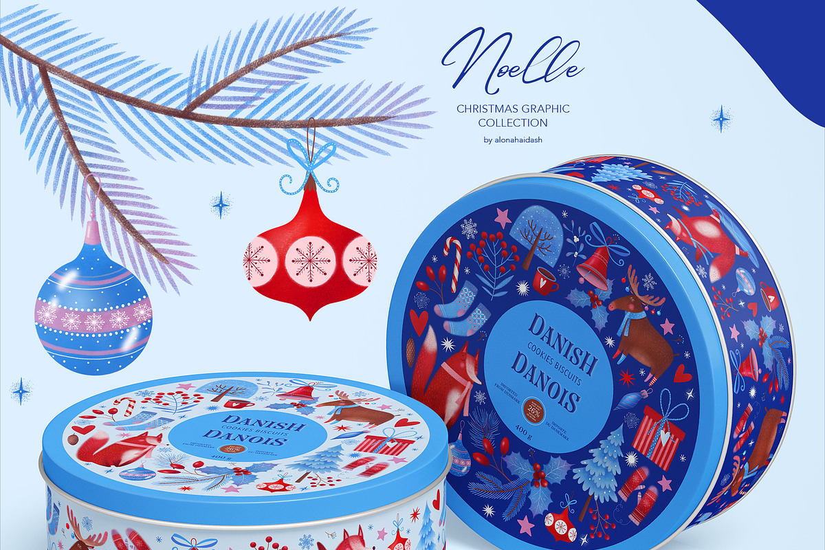 Noelle Christmas Graphic Collection, an Object Graphic by alonahaidash