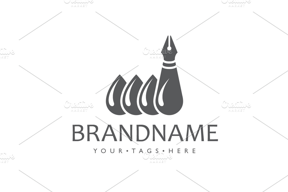 Ink Factory Logo, a Branding & Logo Template by ARTE MIGUEL