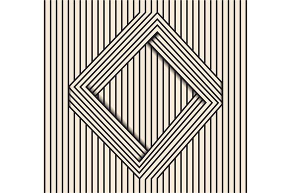 Optical illusion line art, a Background Graphic by OnBlast