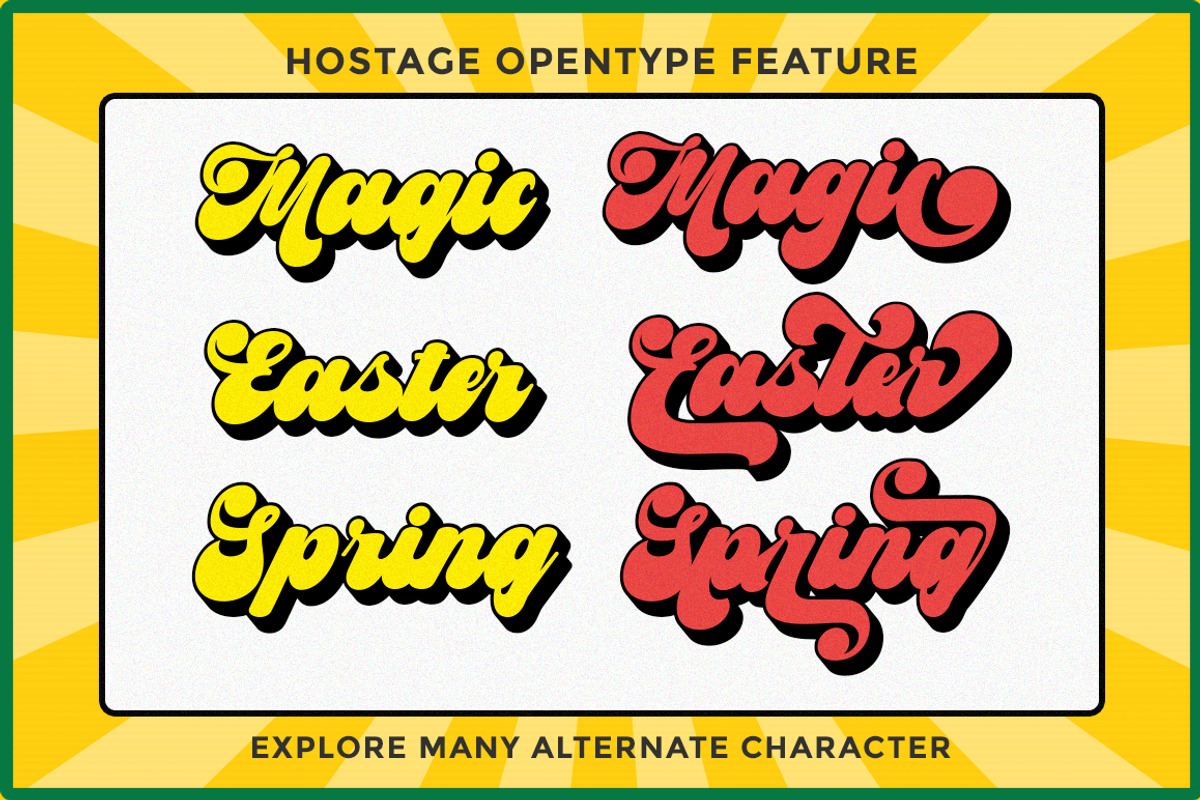 Hostage -Retro Font (New Update)
